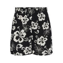 Pieces Shorts 'ALOHA' Damen Gr&ouml;&szlig;e 40 schwarz / wei&szlig;