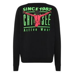 Chiemsee Sweatshirt Deep Black 122/128 122/128 Chiemsee Jungen-Sweater im Jumper-Design