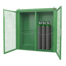 Bauer S&uuml;dlohn Gasflaschen-Container GFC-B/W M3, lackiert, Resedagr&uuml;n (4477-33-1000-6011)