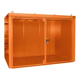 Bauer Südlohn Gasflaschen-Container GFC-B M4, lackiert, Gelborange (4477-34-0000-1)