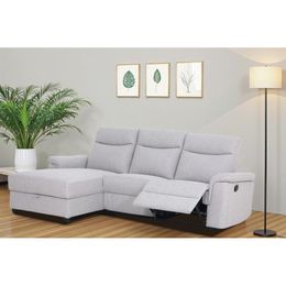 Home Affaire Ecksofa »BRIONNE, L-Form, 255cm, manuelle u. elektrische Funktion (USB A/C), « Liegefunktion, Stauraum, Federkernpolsterung, Webstoff...