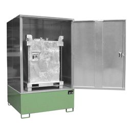 Bauer S&uuml;dlohn Gefahrstoff-Schrank GS-4, lackiert, Resedagr&uuml;n (4495-23-0000-6011)