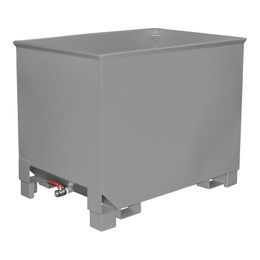 Bauer Südlohn Spänekasten CS 80, lackiert, Mausgrau (4511-04-2500-5)