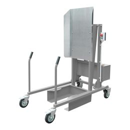 Bauer Südlohn Mülltonnen-Kippstation MKS-12V, lackiert, Mausgrau (4476-09-0000-5)