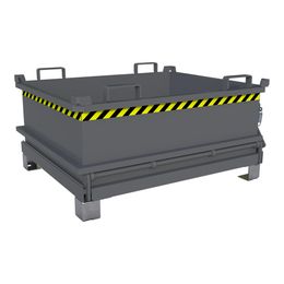 Bauer S&uuml;dlohn Mini-Klappbodenbeh&auml;lter MSB 400, lackiert, Mausgrau (4417-12-0000-7005)