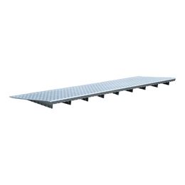 Bauer Südlohn AR 22 Auffahrrampe verzinkt aus Stahl mit Länge: 2200mm und Tragfähigkeit: 1000kg, 4446-40-0000-7)