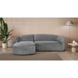 LeGer Home by Lena Gercke Ecksofa »YANI, L-Form, Designersofa, organische Form, Maße B/T/H: 255/170/81 cm« mit Wellenunterfederung, auch in Bouclé,...