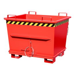 Bauer Südlohn Klappbodenbehälter BKB 700, lackiert, Feuerrot (4417-19-0000-2)