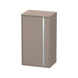 Duravit Halbhochschrank Ketho 50x36x88cm, T&uuml;r links, basalt matt (KT1266L4343)