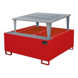 Bauer Südlohn Auffangwanne AWA 1000, lackiert, Feuerrot (4402-96-0000-2)