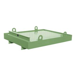 Bauer Südlohn Containerwanne CW 1, lackiert, Resedagrün (4513-01-0000-4)