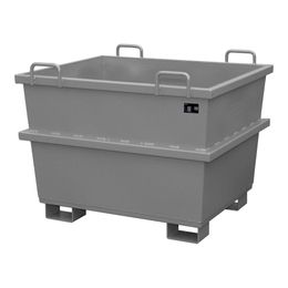 Bauer S&uuml;dlohn Universalcontainer UC 750, lackiert, Mausgrau (4472-08-0000-7005)