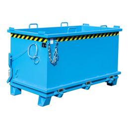 Bauer S&uuml;dlohn Klappbodenbeh&auml;lter SB 1500, lackiert, Lichtblau (4417-16-0000-5012)