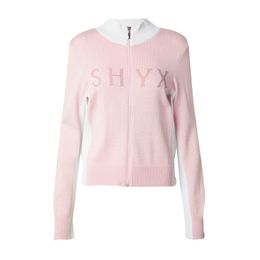 SHYX Strickjacke Damen Gr&ouml;&szlig;e S rosa / wei&szlig;