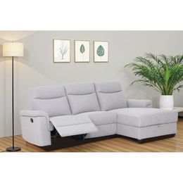 Home Affaire Ecksofa »BRIONNE, L-Form, 255cm, manuelle u. elektrische Funktion (USB A/C), « Liegefunktion, Stauraum, Federkernpolsterung, Webstoff...