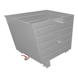 Bauer S&uuml;dlohn Sp&auml;ne-Stapelkipper BSS 70, lackiert, Mausgrau (4420-63-0000-7005)