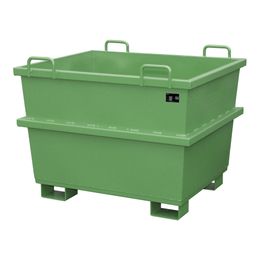 Bauer Südlohn Universalcontainer UC 750, lackiert, Resedagrün (4472-08-0000-4)