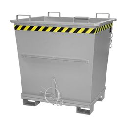 Bauer Südlohn Klappbodenbehälter BKB 1000, lackiert, Mausgrau (4417-20-0000-5)