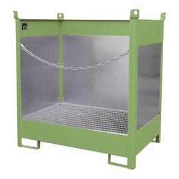 Bauer Südlohn Fass-Stapelpalette FSP-2 G, lackiert, Resedagrün (4442-01-0000-4)