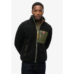 Superdry Fleecejacke »VINTAGE RETRO FULL ZIP FLEECE« Black XL XL Coole Fleecejacke mit Rundhals von Superdry