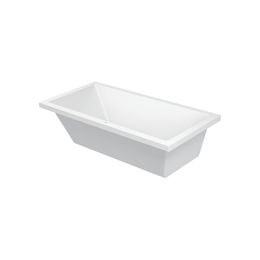 Duravit Rechteck-Badewanne Starck 180x90x46cm, EB-Version, 1 RS, m &Uuml;L, we (700050000000000)
