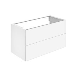 KEUCO Waschtischunterschrank X-Line D w m, Gl w k, 100x60,5x49cm, 2 Ausz. (33173300000)