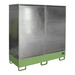 Bauer S&uuml;dlohn Gefahrstoff-Schrank GS-2, lackiert, Resedagr&uuml;n (4495-21-0000-6011)