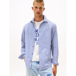 Tommy Jeans Langarmhemd &raquo;TJM OXFORD CHECK&laquo; regular fit, Karohemd, Button-down-Kragen Soft Sapphire Check 4XL - N-Gr N-Gr 4XL Kariertes Hemd von...