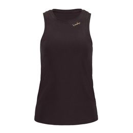 WINSHAPE Tanktop »AET134LS« Functional Soft and Light espresso L L Top mit Rundhalsausschnitt und großzügigem Armausschnitt