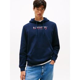 Tommy Jeans Herren Hoodie &raquo;TJM DNA&laquo;, Sweatshirt, Reuglar Fit, mit Logo blau XL