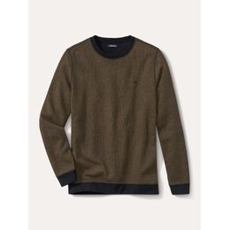 Walbusch Struktur Pullover Bicolor