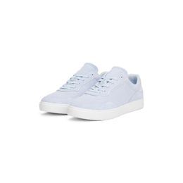 Tommy Hilfiger Plateausneaker »CASUAL SUEDE SNEAKER«, Freizeitschuh, Halbschuh, Schnürer mit weich gepolstertem Schaftrand hellblau 41 41 Schnürer...