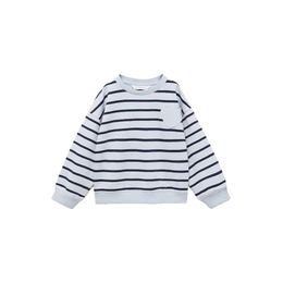Mango Kids Sweatshirt 'HEART' girl Blue size 9-12