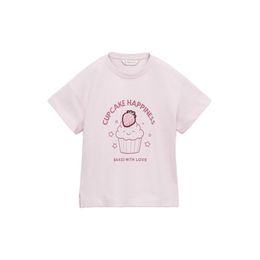 Mango Kids T-Shirt 'FOOD' M&auml;dchen Gr&ouml;&szlig;e 104 hellgr&uuml;n / flieder / rosa / dunkelpink