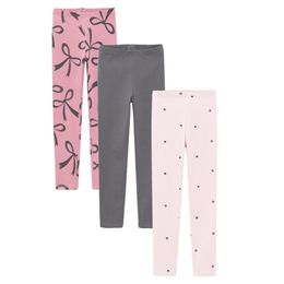 Cool Club Leggings M&auml;dchen Gr&ouml;&szlig;e 104 dunkelgrau / pitaya / pastellpink