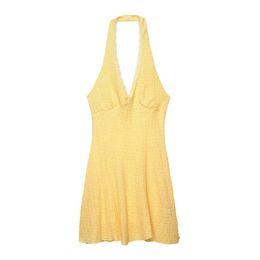 Pull&Bear Pull&Bear Kleid Damen Gr&ouml;&szlig;e 38 gelb