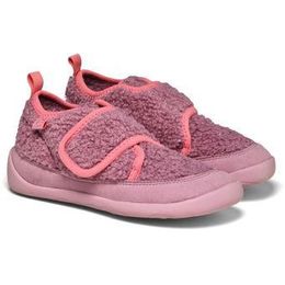 Affenzahn Barfu&szlig;schuh Hausschuh Vegan Fleecy Otter violet - Gr&ouml;&szlig;e 32 Kinder 01492