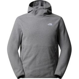The North Face Mens Glacier Fleece Pullover Hoodie TNF mid grey heather CQI - Gr&ouml;&szlig;e L 8D0S