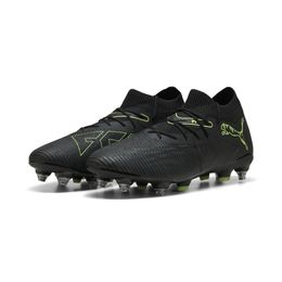 Fu&szlig;ballschuh Puma "FUTURE 8 MATCH MxSG Fu&szlig;ballschuhe Erwachsene", Herren, Gr. 40.5, schwarz fizzy light gr&uuml;n terrain gelb, Obermaterial: Textil, Synthetik. Futter: Textil, Synthetik. Innensohle: Textil. Laufsohle: Synthetik, Schuhe Fu&szlig;ballschuh