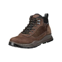 IGI&CO Schn&uuml;rstiefelette IGI & CO "IGI & CO Stiefelette Nubukleder", Damen, Gr. 41, caffe, Nubukleder, Schuhe Schn&uuml;rstiefelette