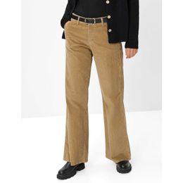 5-Pocket-Hose Brax "Style MAINE", Damen, Gr. 44, Normalgr&ouml;&szlig;en, braun, Web, 77% Baumwolle, 22% Lyocell, 1% Elasthan, Hosen 5-Pocket-Hose