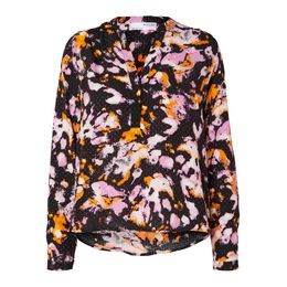 Selected Bluse 'Irene' Damen Gr&ouml;&szlig;e L orange / rosa / schwarz