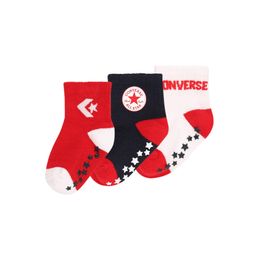 Converse Socken Damen Gr&ouml;&szlig;e 12/24 navy / rot / wei&szlig;