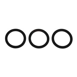 Kirchhoff Siphon-Flachdichtung Silikon &Oslash; 32 x 45 x 2,2 mm f&uuml;r 1 1/2", 3 St&uuml;ck