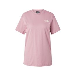 The North Face T-Shirt 'Redbox' Damen Gr&ouml;&szlig;e XL beige / altrosa / wei&szlig;