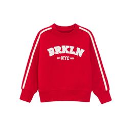 Cool Club Sweatshirt Jungen Gr&ouml;&szlig;e 128 rot / wei&szlig;