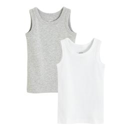 Cool Club Unterhemd Jungen Gr&ouml;&szlig;e 98/104 grau / wei&szlig;