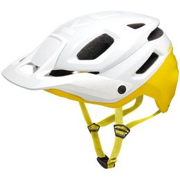 Ked MTB Fahrradhelm Pector ME-1, wei&szlig;-gelb