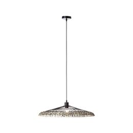 Brilliant Fixi Pendelleuchte 1flg schwarz/natur Innenleuchten,Pendelleuchten 1x A60, E27, 40W, geeignet f&uuml;r Normallampen (nicht enthalten) In der H&ouml;he einstellbar / Kabel k&uuml;rzbar