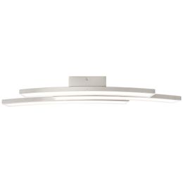 Brilliant Lampe Elaine LED Wand- und Deckenleuchte 3flg nickel matt